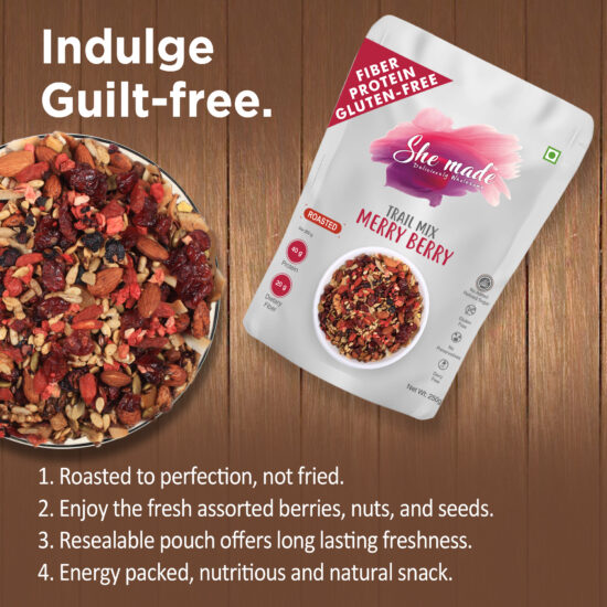 Merry Berry Trail Mix - Shemade Foods | she made food