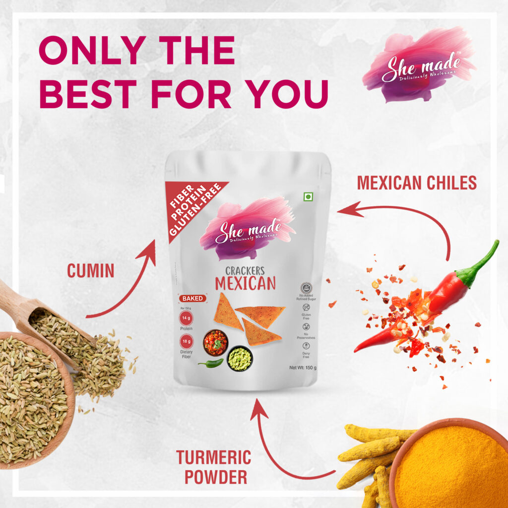 Mexican Crackers - Shemade Foods | she made food